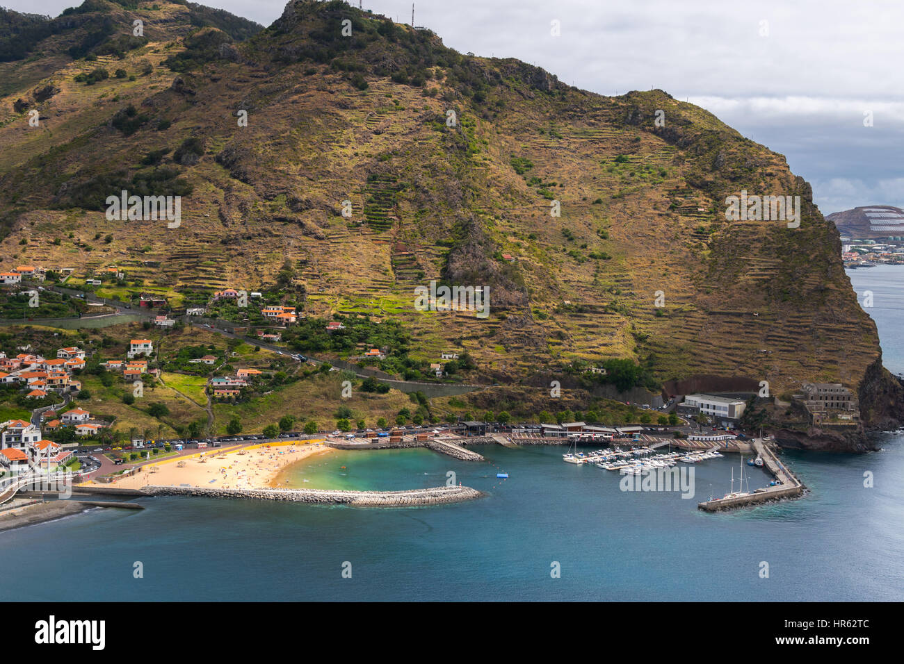 Beach Machico, Madeira, Portugal, Europe Stock Photo - Alamy