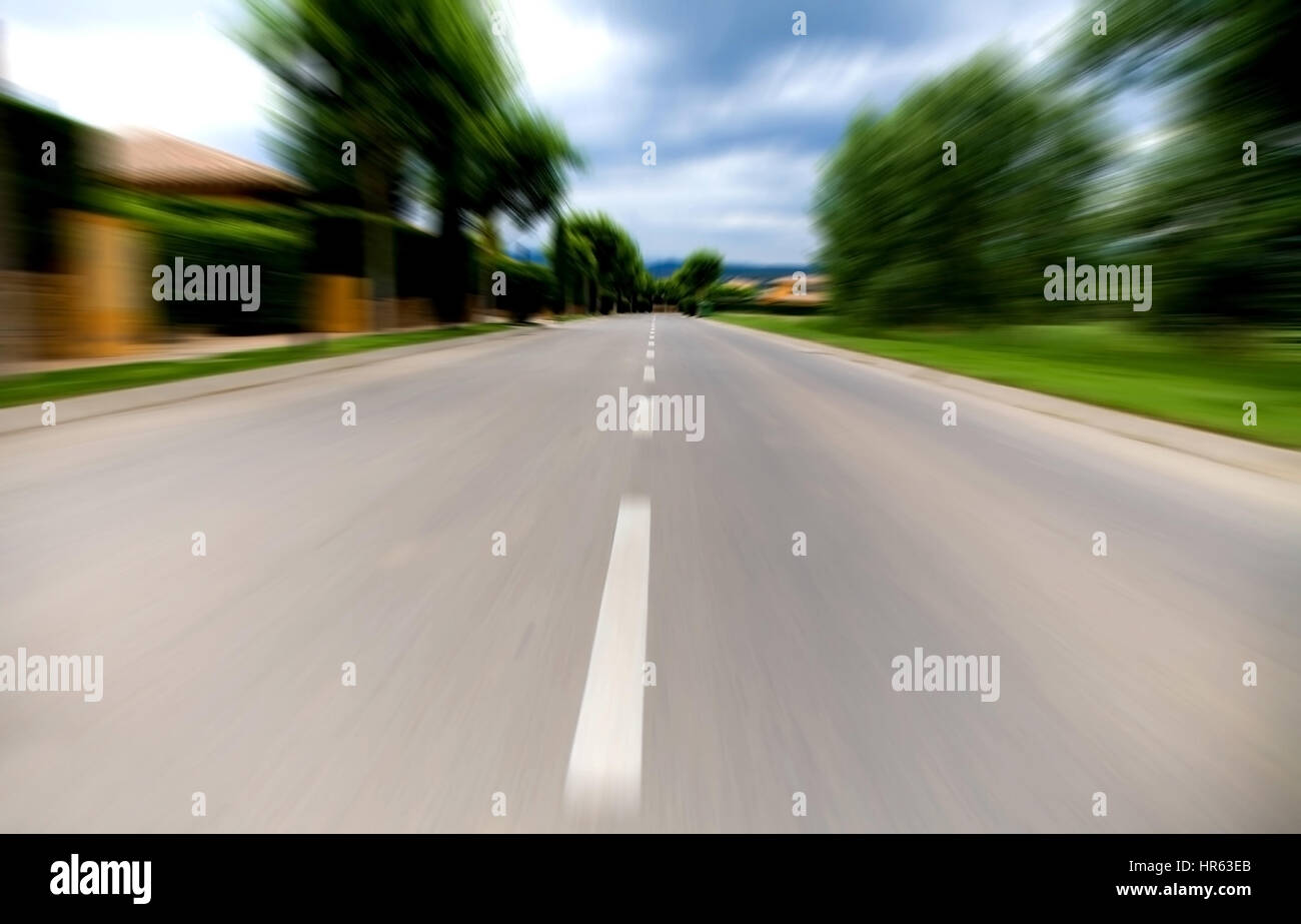fast road to success in bright colours Stock Photo - Alamy