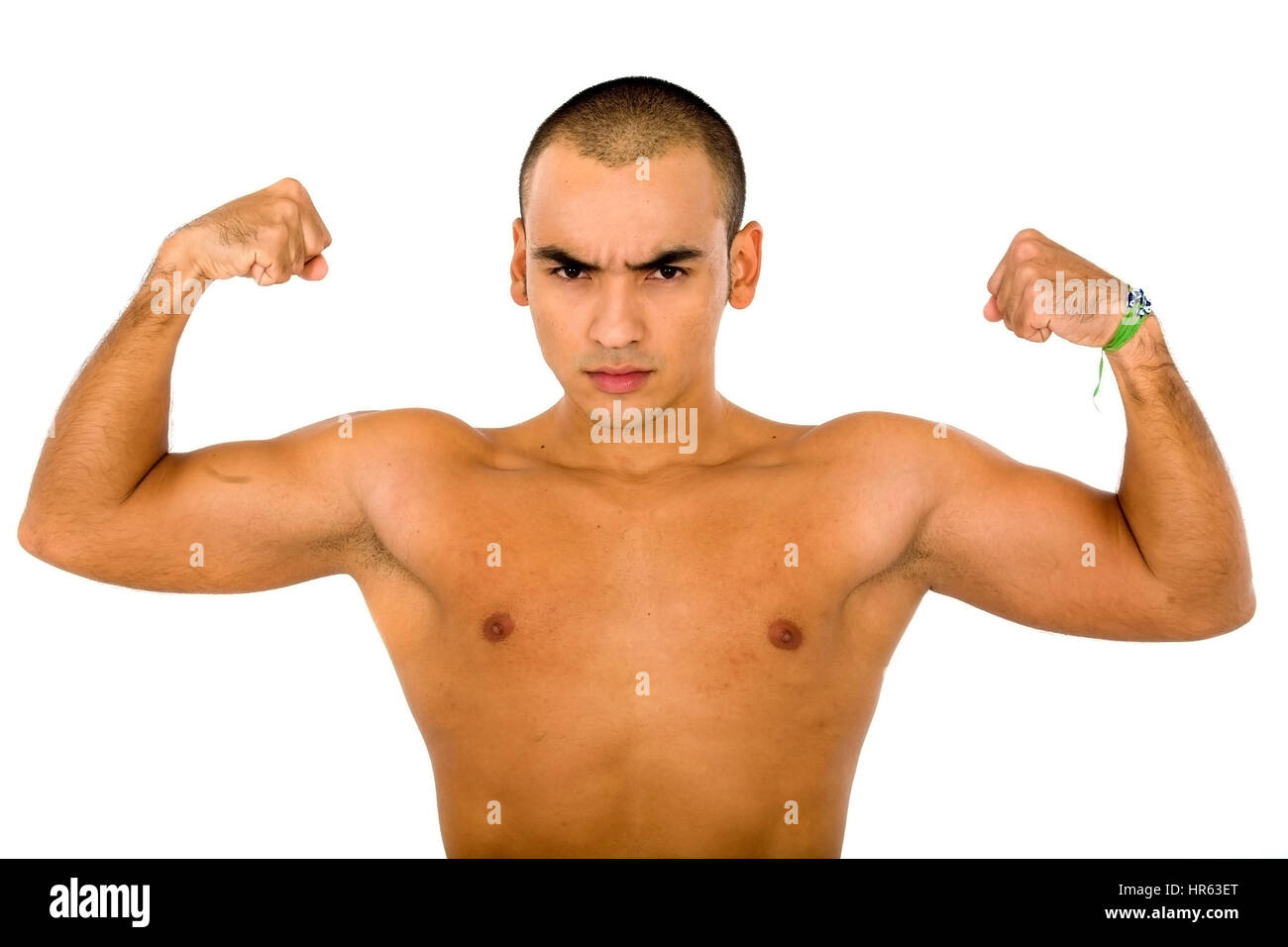 fitness man portrait over a white background Stock Photo - Alamy
