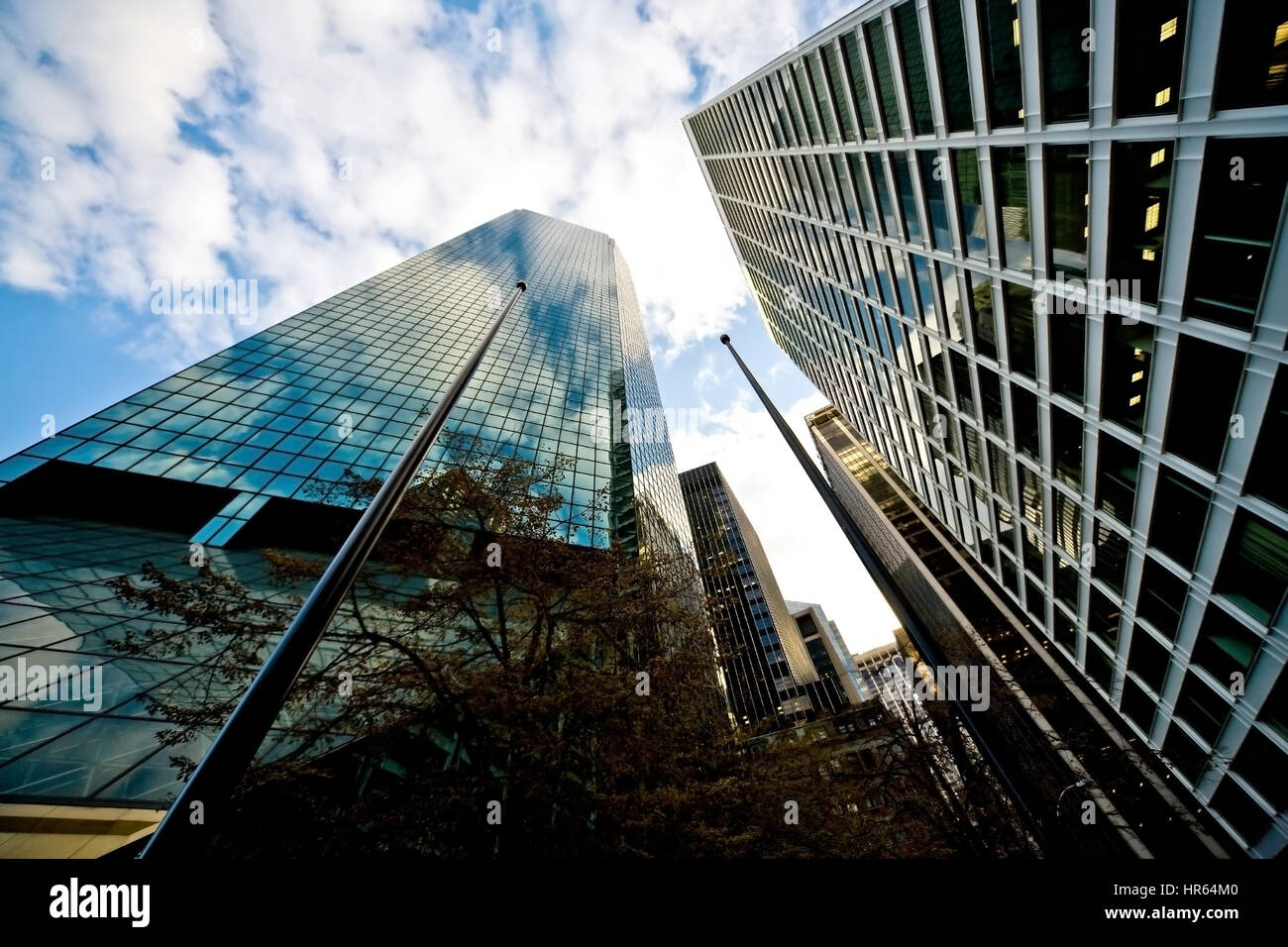 tall office buildings pointing towards the sky Stock Photo - Alamy