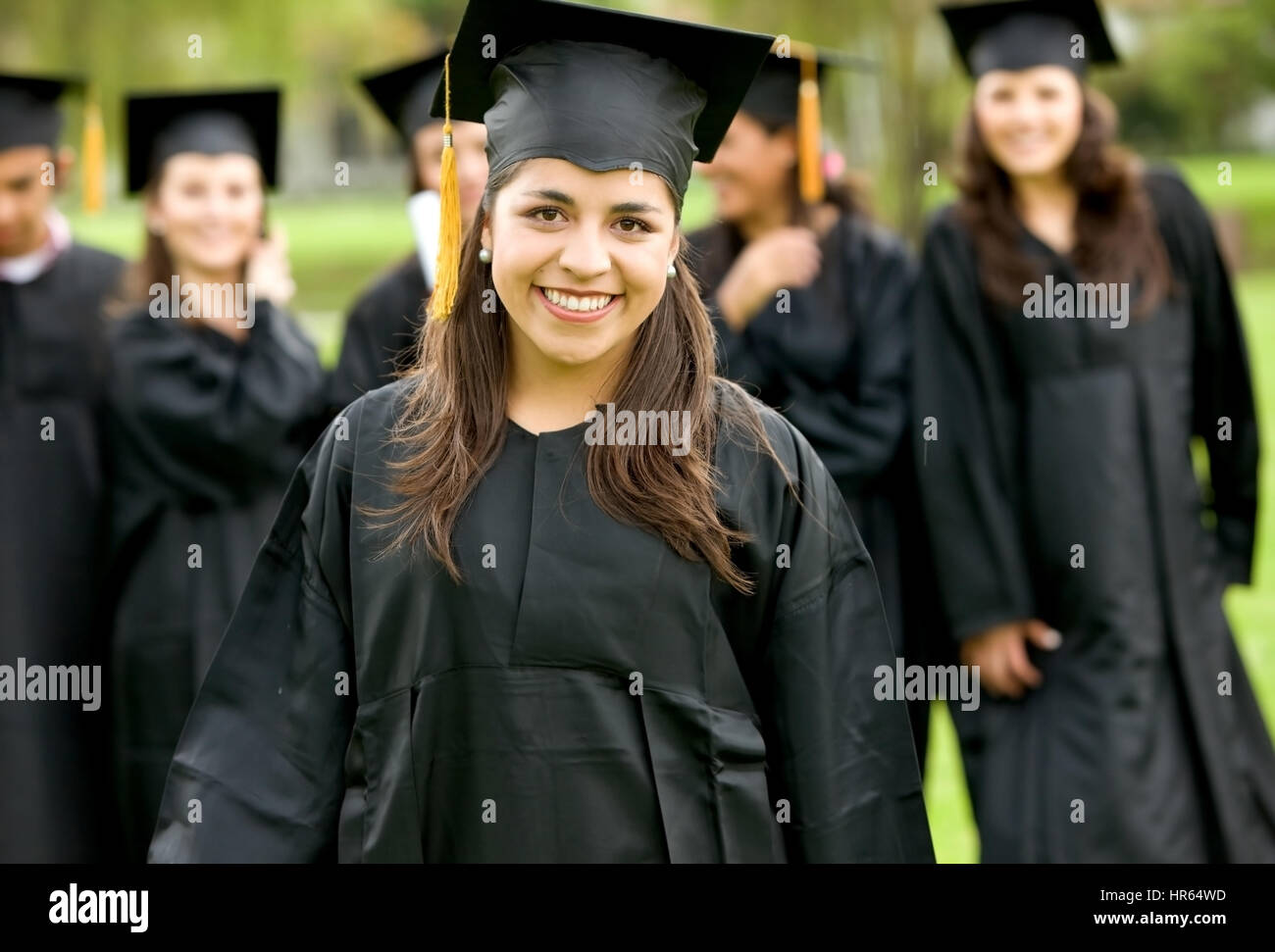 Graduation cap gown scroll hi-res stock photography and images - Alamy