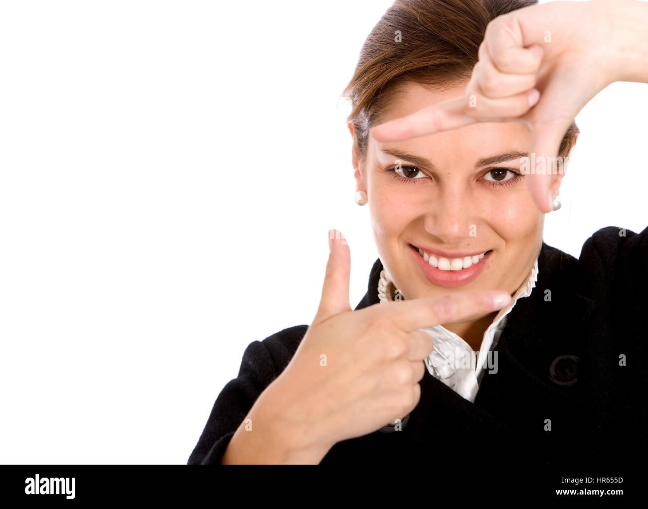 Hispanic woman making framing hi-res stock photography and images - Alamy