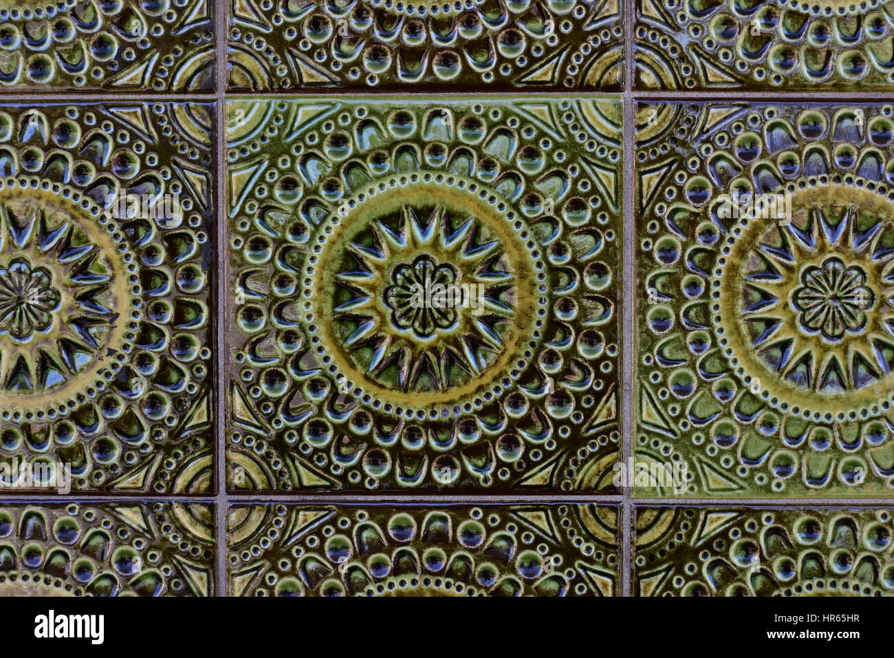 Round ceramic tiles hi-res stock photography and images - Alamy