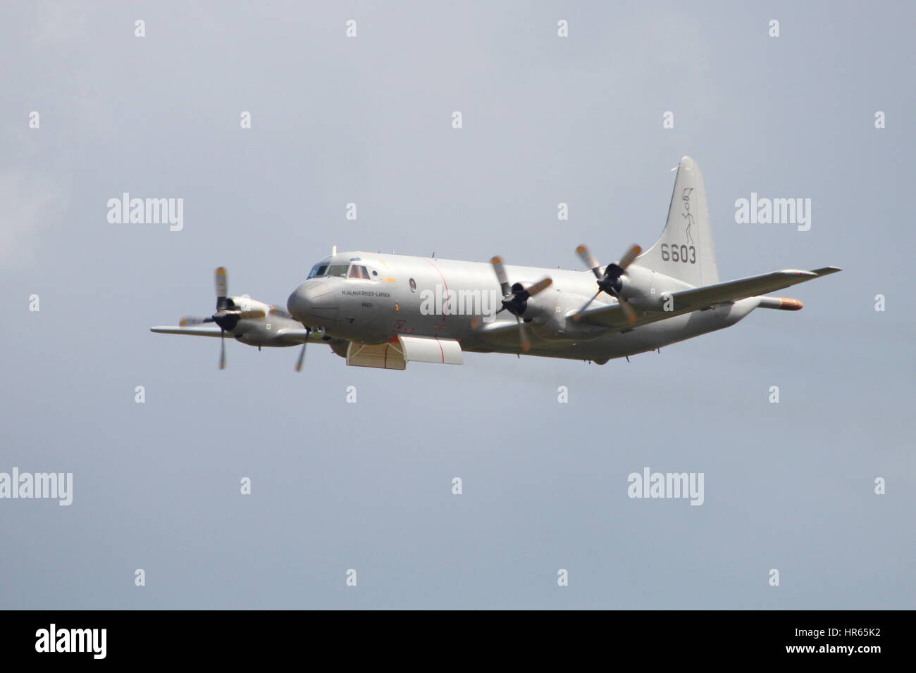 156603 (6603), a Lockheed P-3N Orion operated by the Royal Norwegian ...