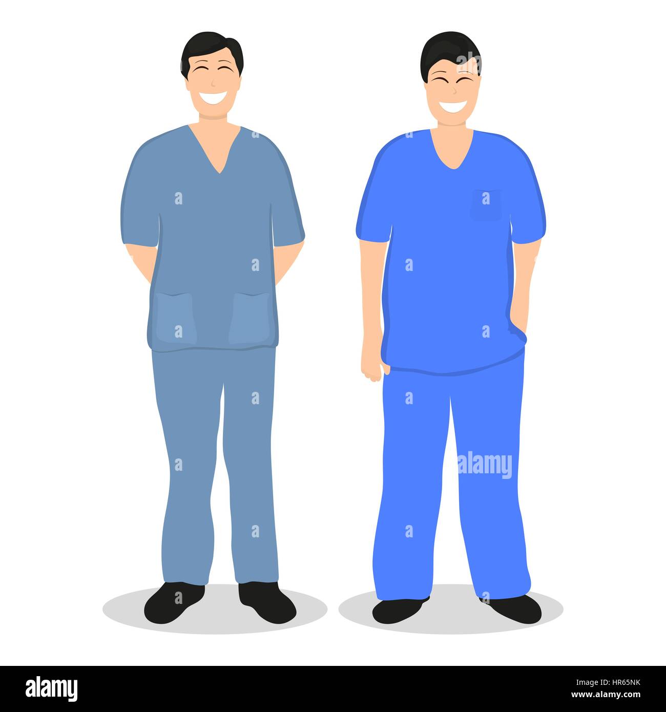 Two doctors men, flat design Stock Vector Image & Art - Alamy