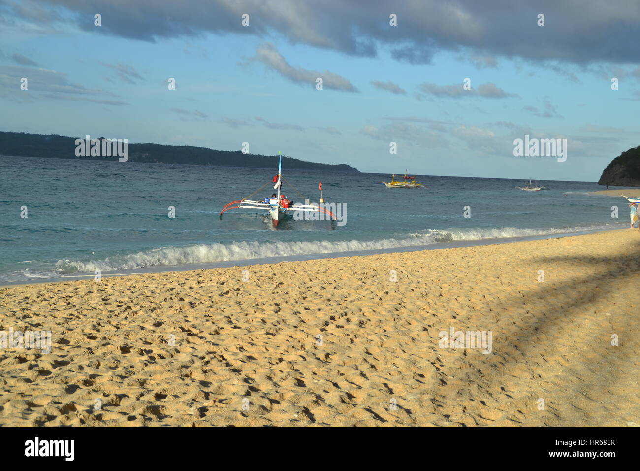 Puka Shell beach on Boracay Stock Photo - Alamy