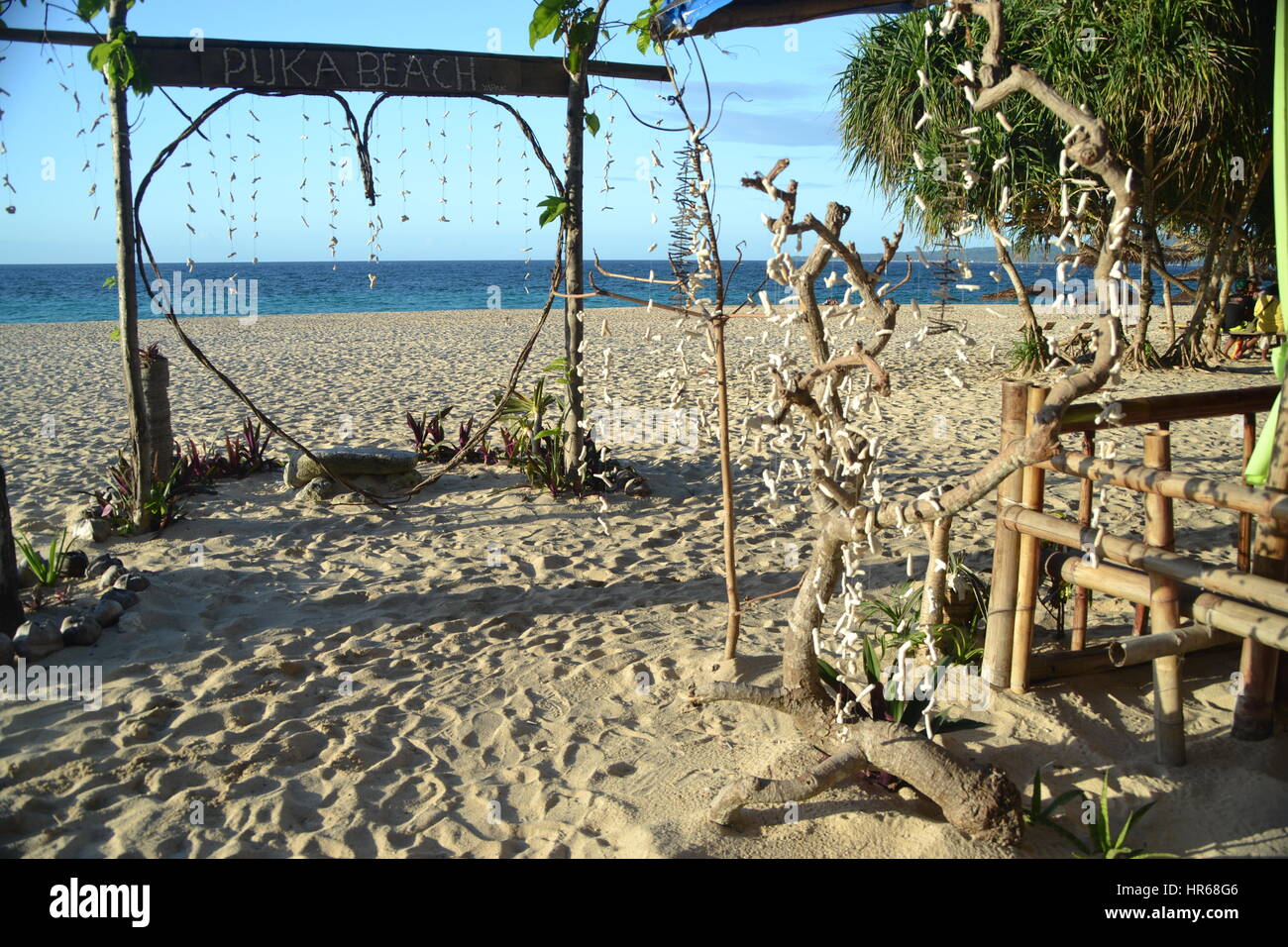 Puka Shell beach on Boracay Stock Photo - Alamy