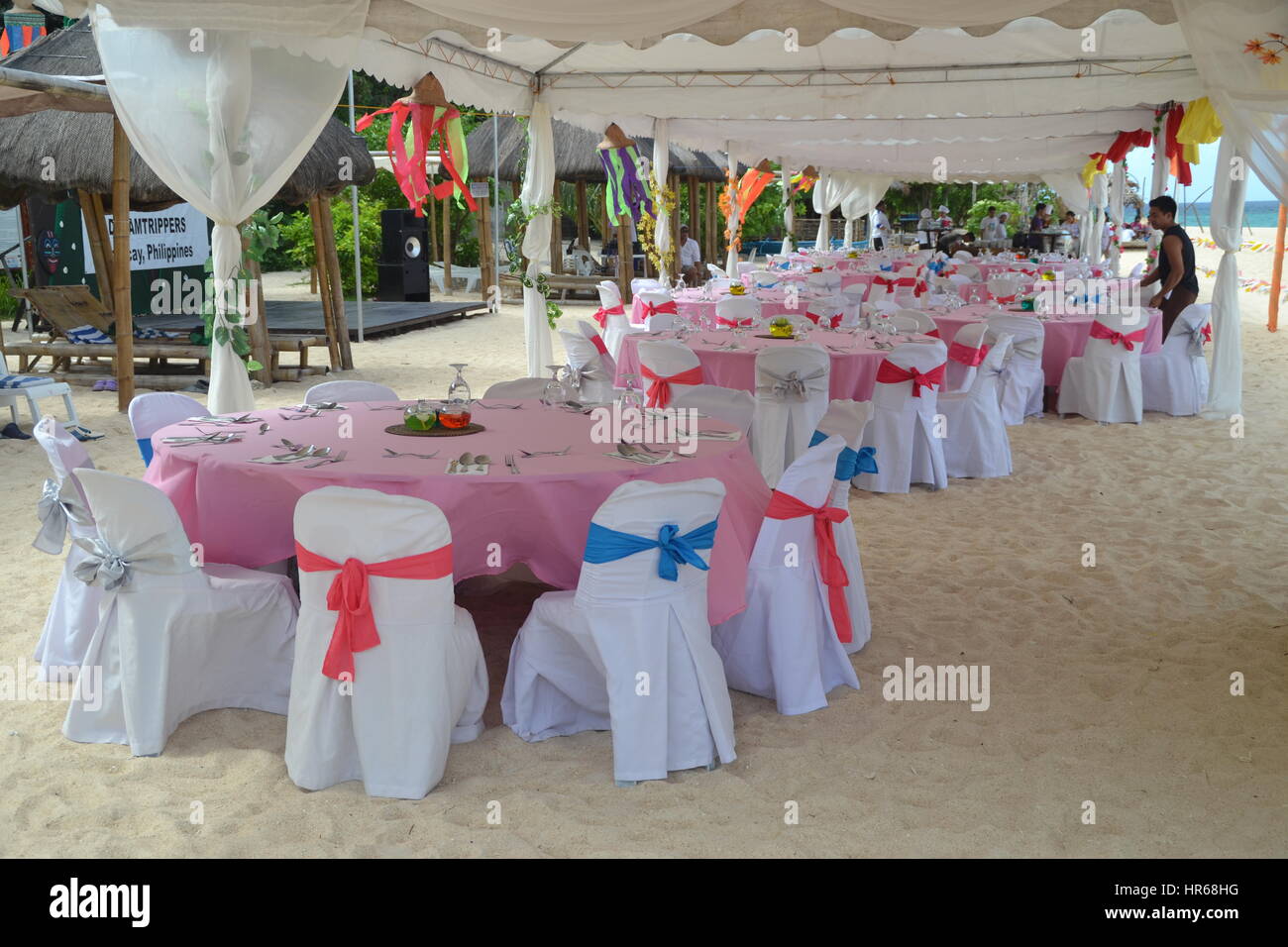 Puka Shell beach on Boracay Stock Photo - Alamy