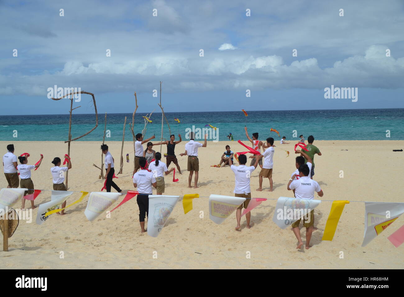 Boracay, Puka Shell beach Stock Photo - Alamy