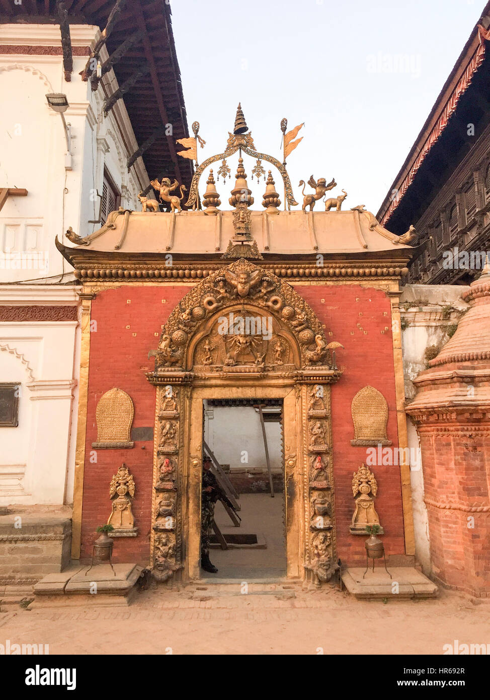 Heritage building in Bhaktapur, Place of devotees. Also known as ...
