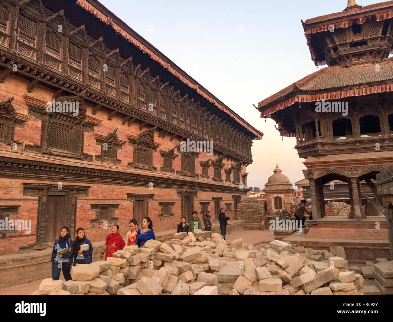 Heritage building in Bhaktapur, Place of devotees. Also known as ...