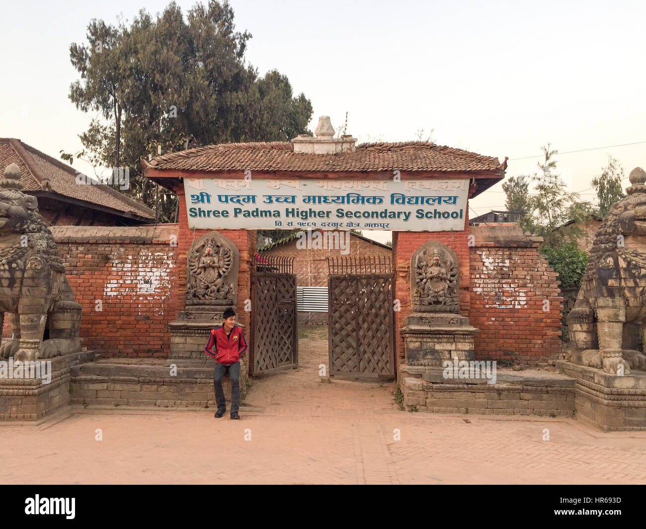 Heritage building in Bhaktapur, Place of devotees. Also known as ...