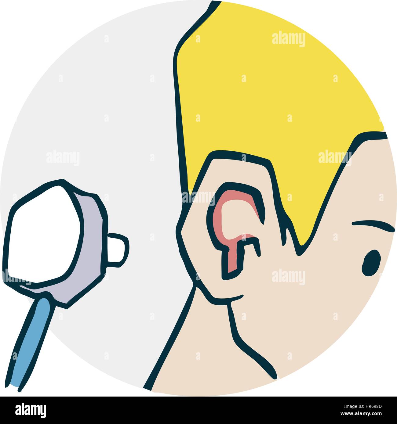 Ears check Stock Vector Images - Alamy