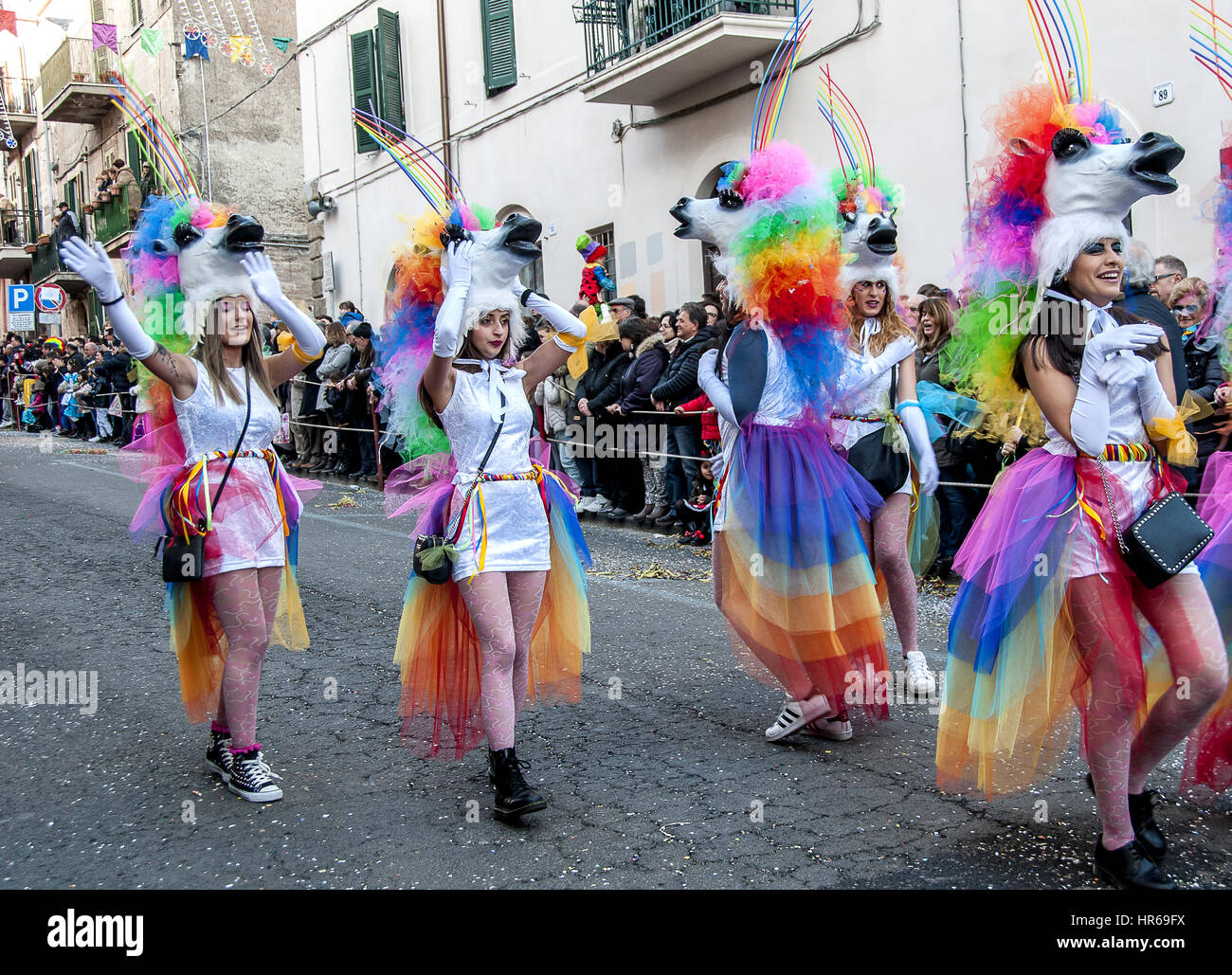 Rome, Italy. 26th Feb, 2017. The Carnival of Ronciglione is one of the ...