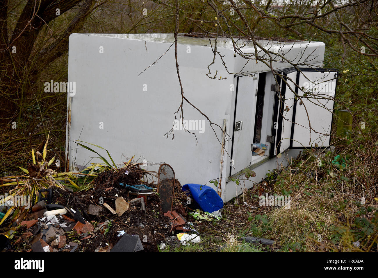 Wrecked caravan hi-res stock photography and images - Alamy