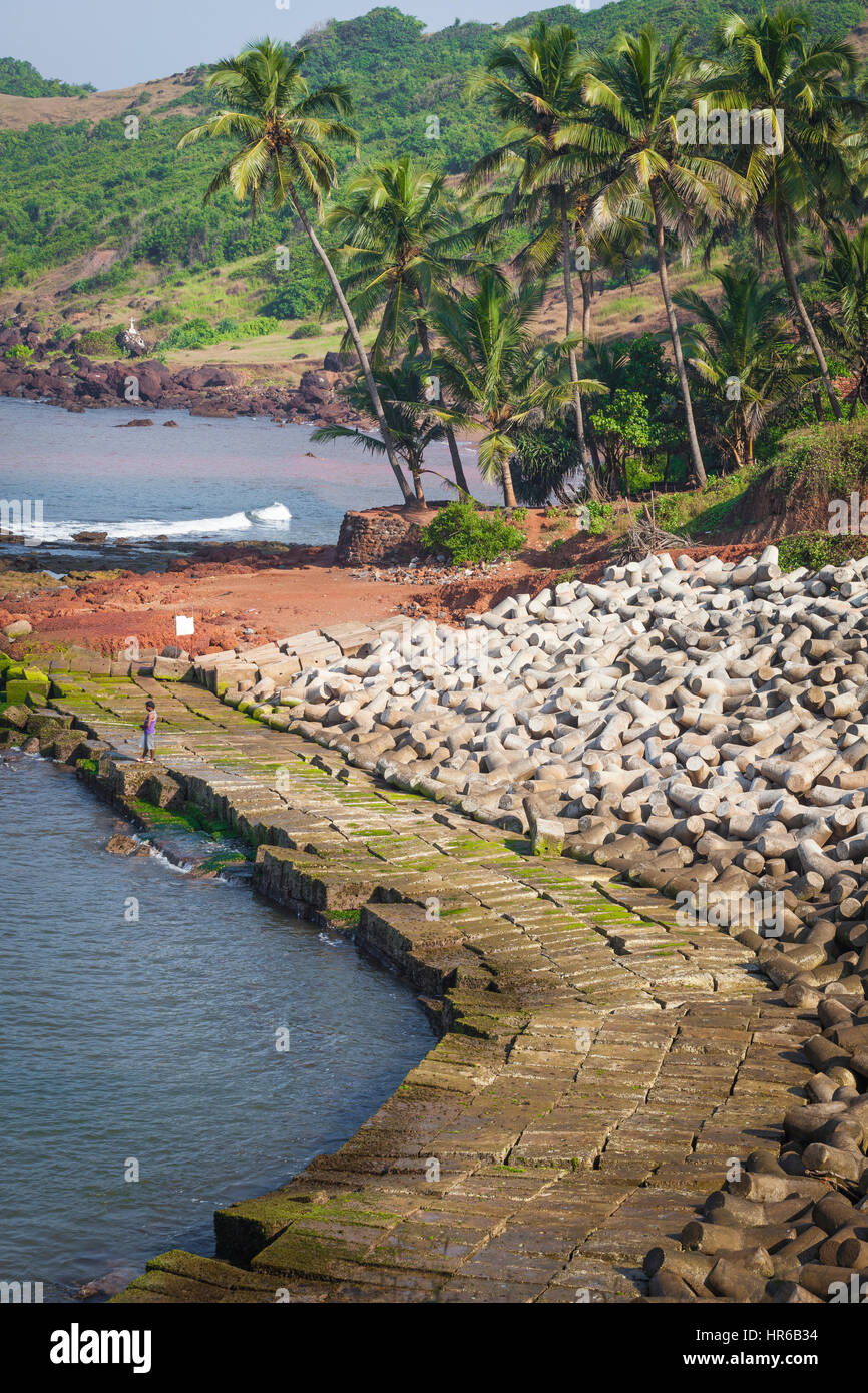 Anjuna Beach famous tourist destination, Goa, India Stock Photo - Alamy
