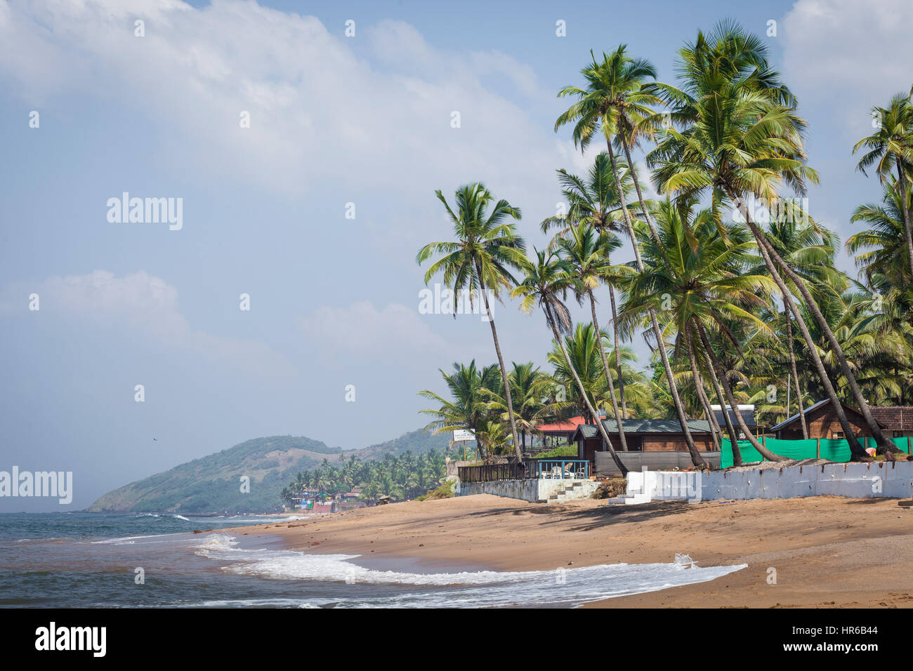 Anjuna Beach famous tourist destination, Goa, India Stock Photo - Alamy