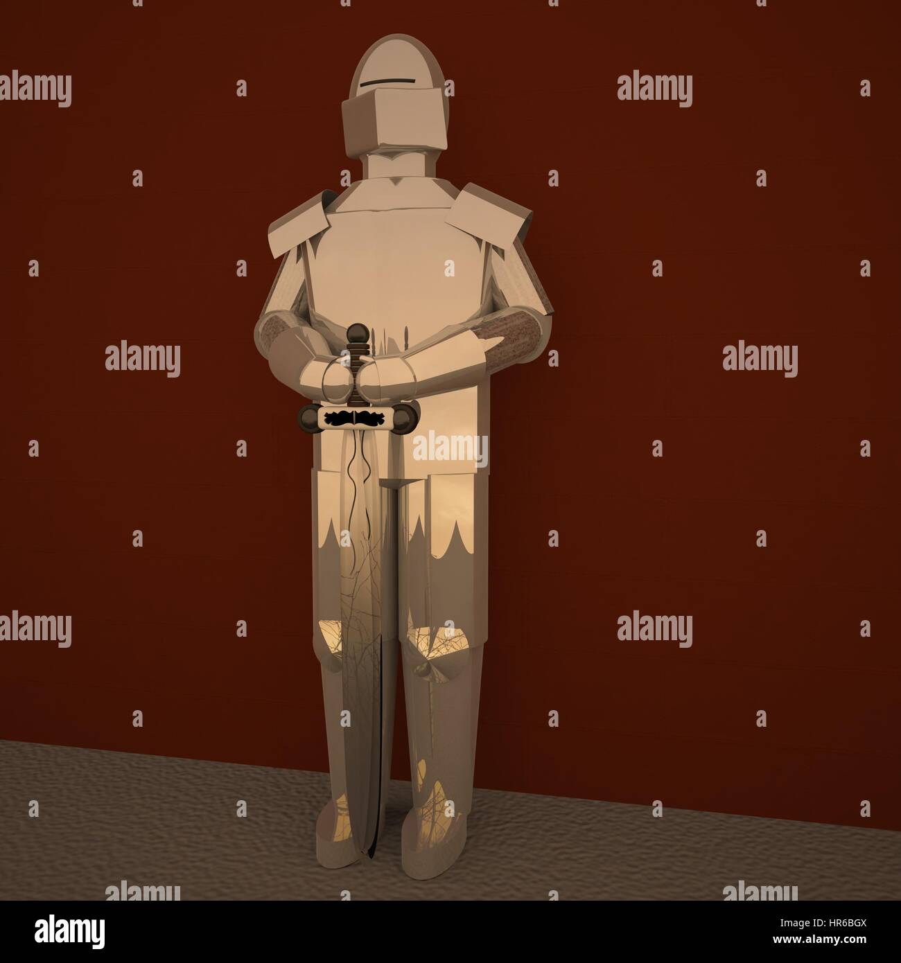 Suit armor decoration hi-res stock photography and images - Alamy