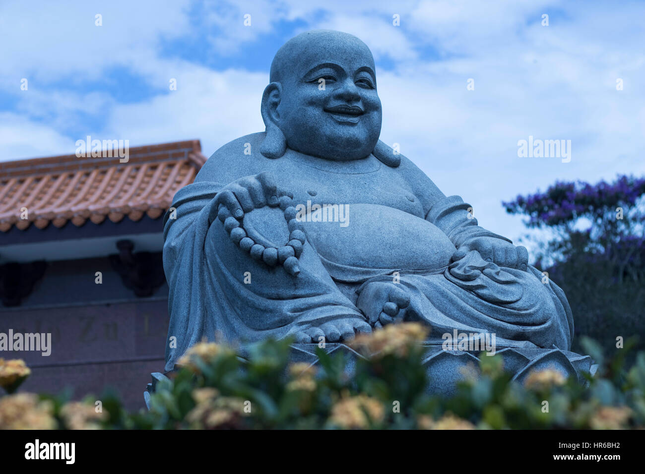 Buddhist Stone Statues Stock Photo - Alamy