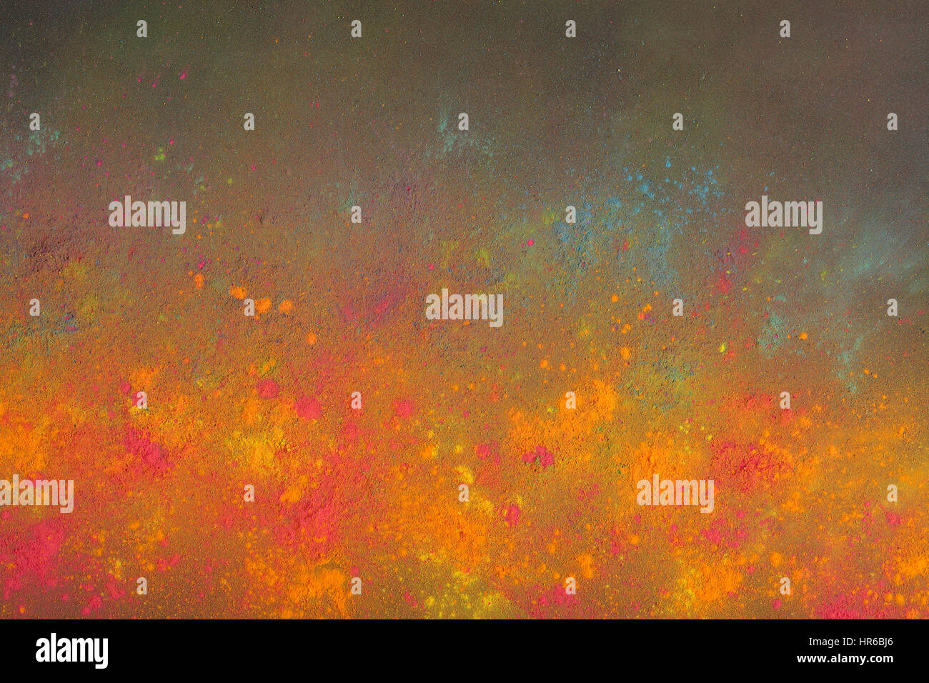 Holi colours on black background Stock Photo - Alamy