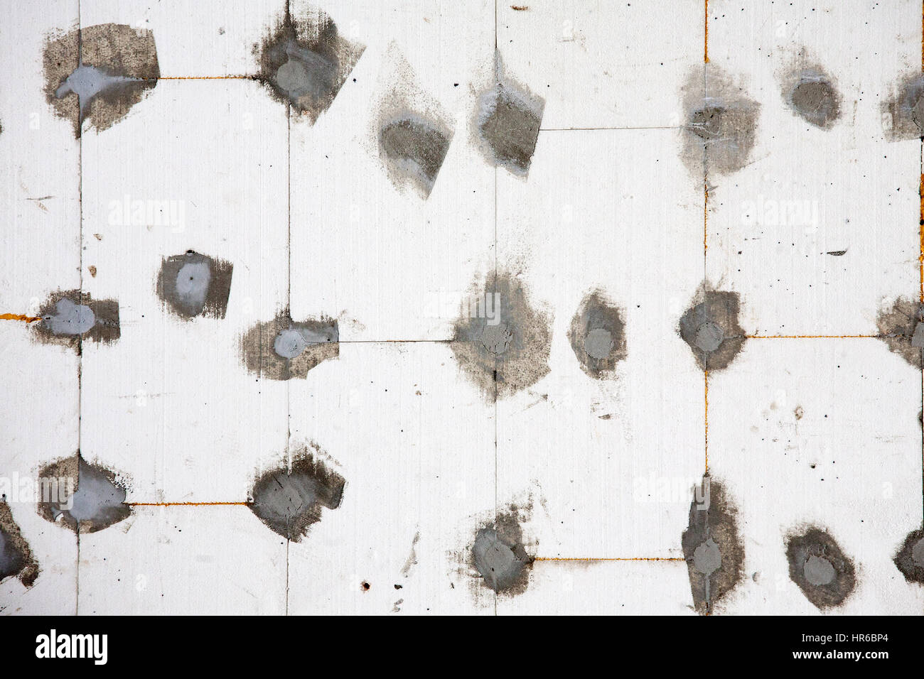 Polystyrene wall made for house insulation Stock Photo - Alamy