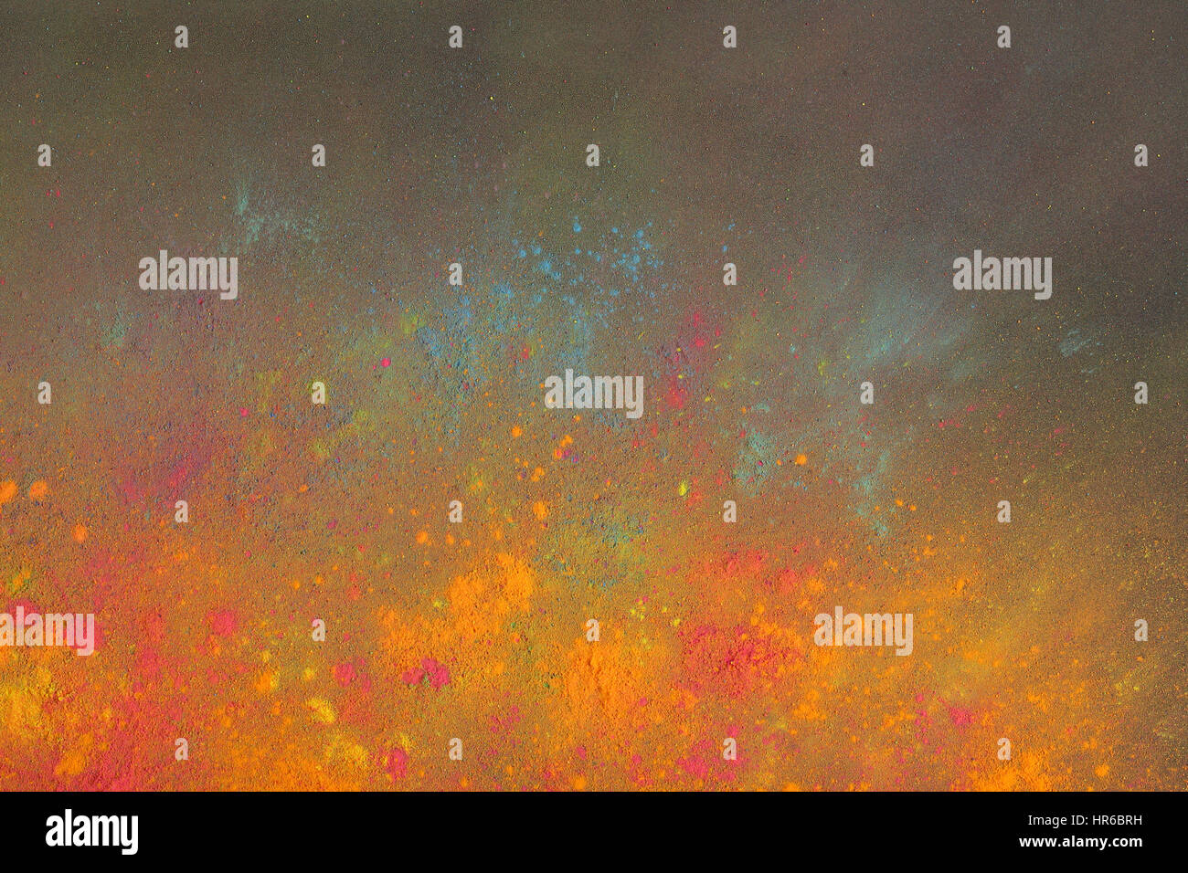 Holi colours on black background Stock Photo - Alamy