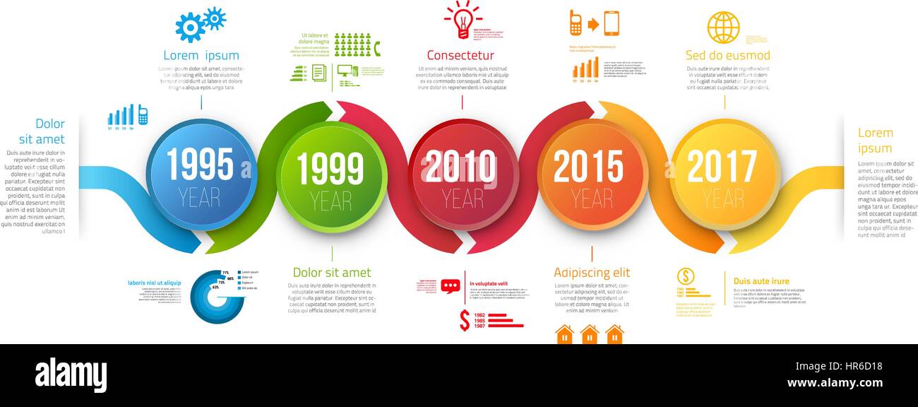 5 infographics hi-res stock photography and images - Alamy