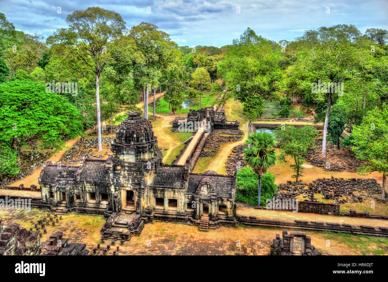 'angkor thom' aerial hi-res stock photography and images - Alamy