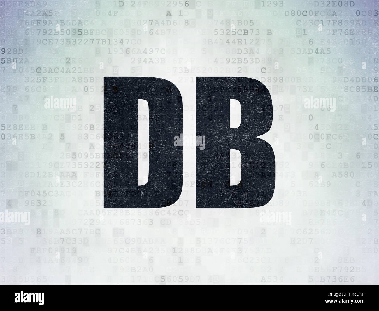 Stock market indexes concept: DB on Digital Data Paper background Stock ...