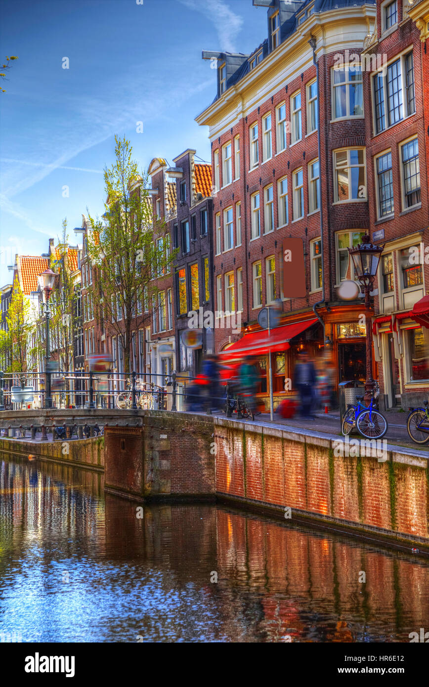 Traditional old buildings in Amsterdam, the Netherlands Stock Photo - Alamy