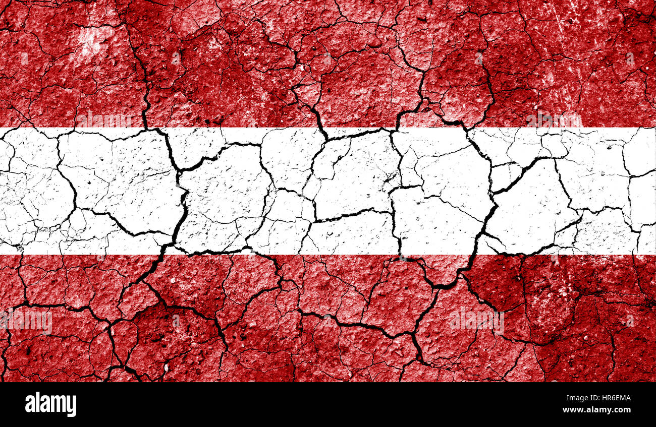 Austria flag on old background retro effect, close up Stock Photo - Alamy