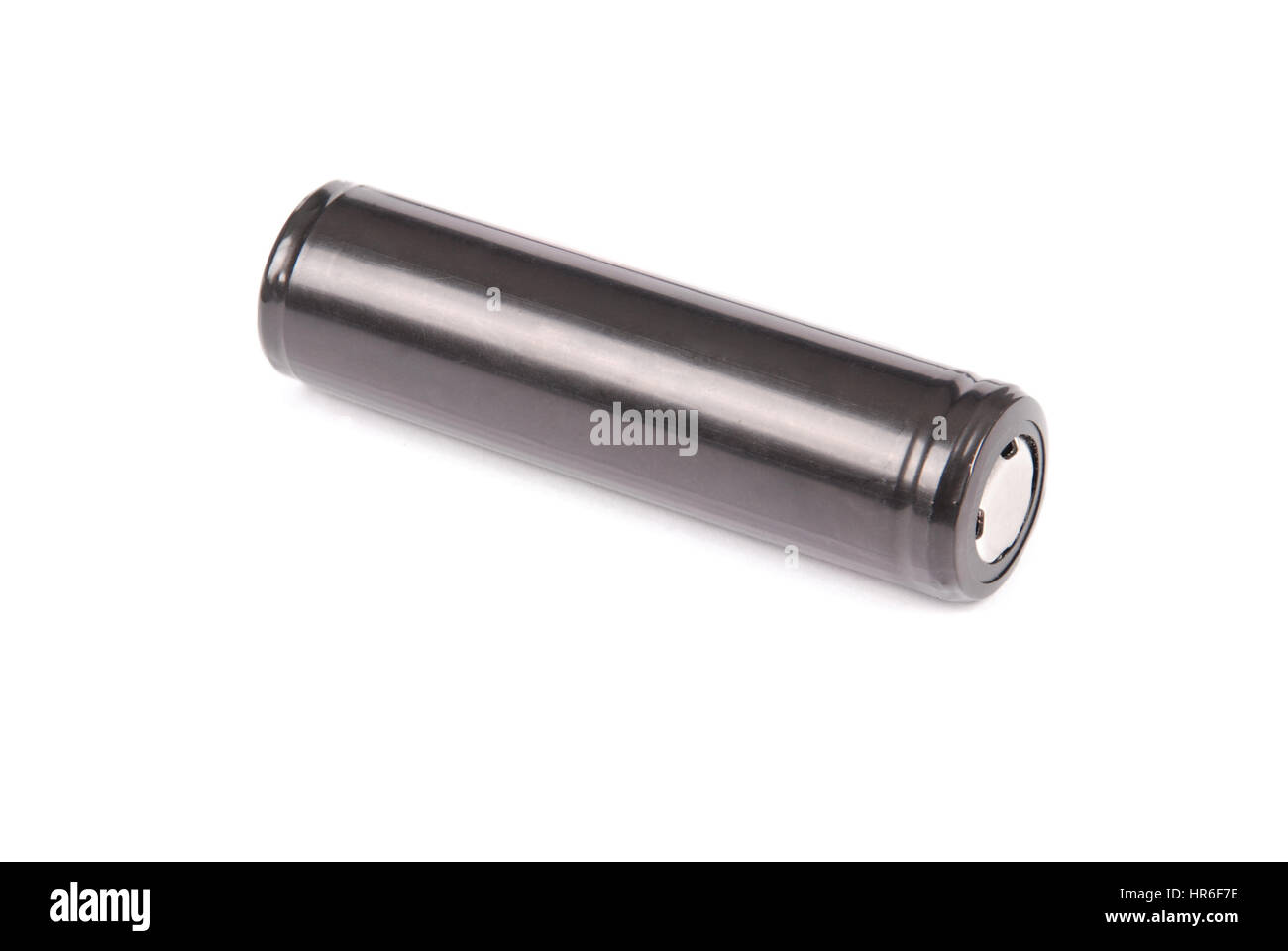 Black Rechargeable battery isolated on a white background Stock Photo ...