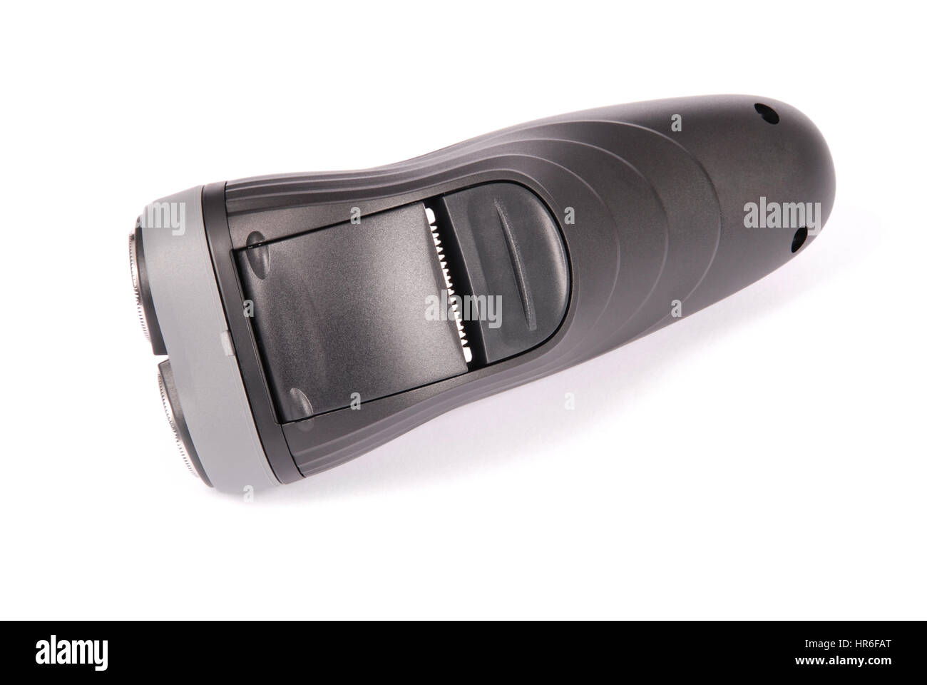 New black electric razor close up isolated on white background Stock ...