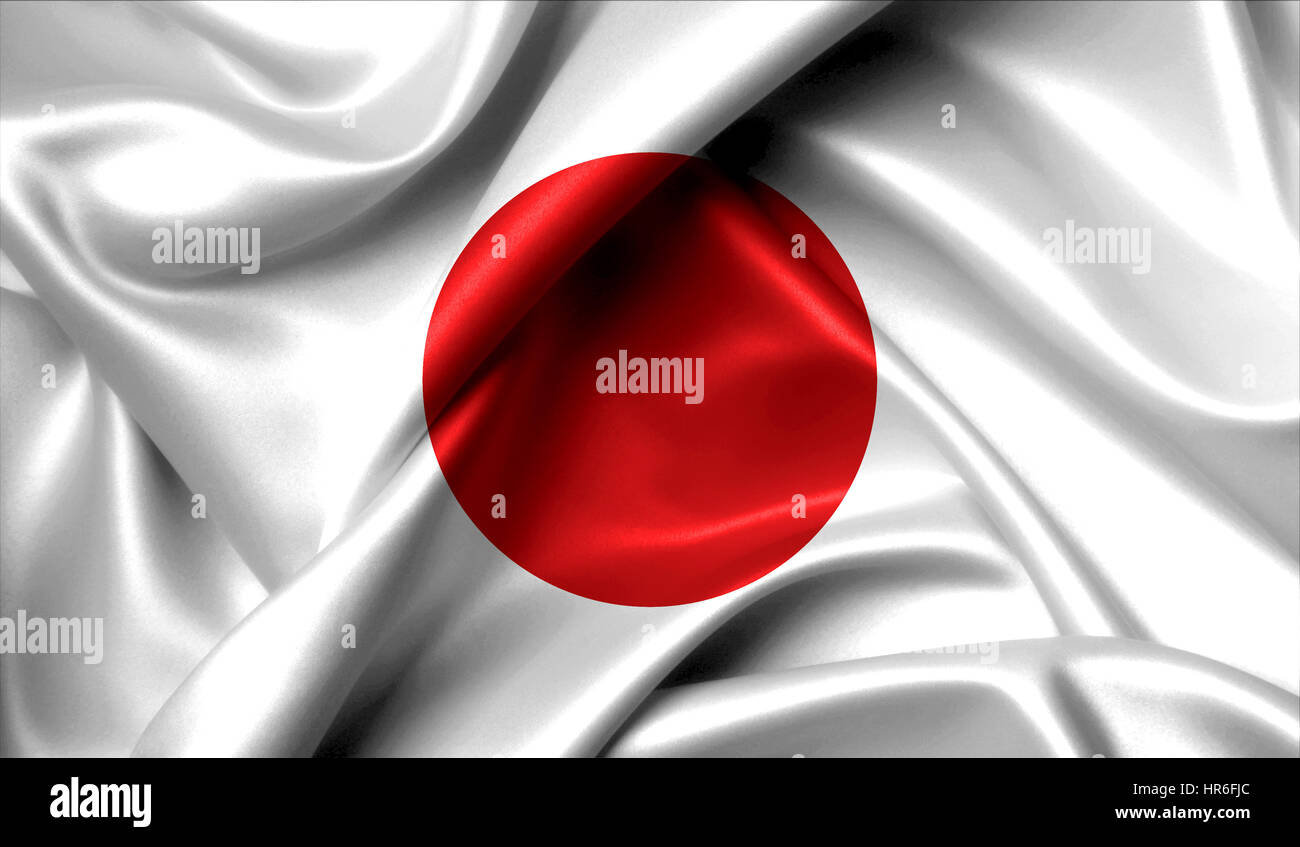 Japan flag on old background retro effect, close up Stock Photo - Alamy