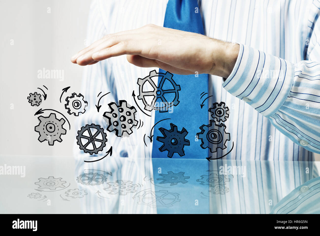 Concept of teamwork and cooperation Stock Photo - Alamy