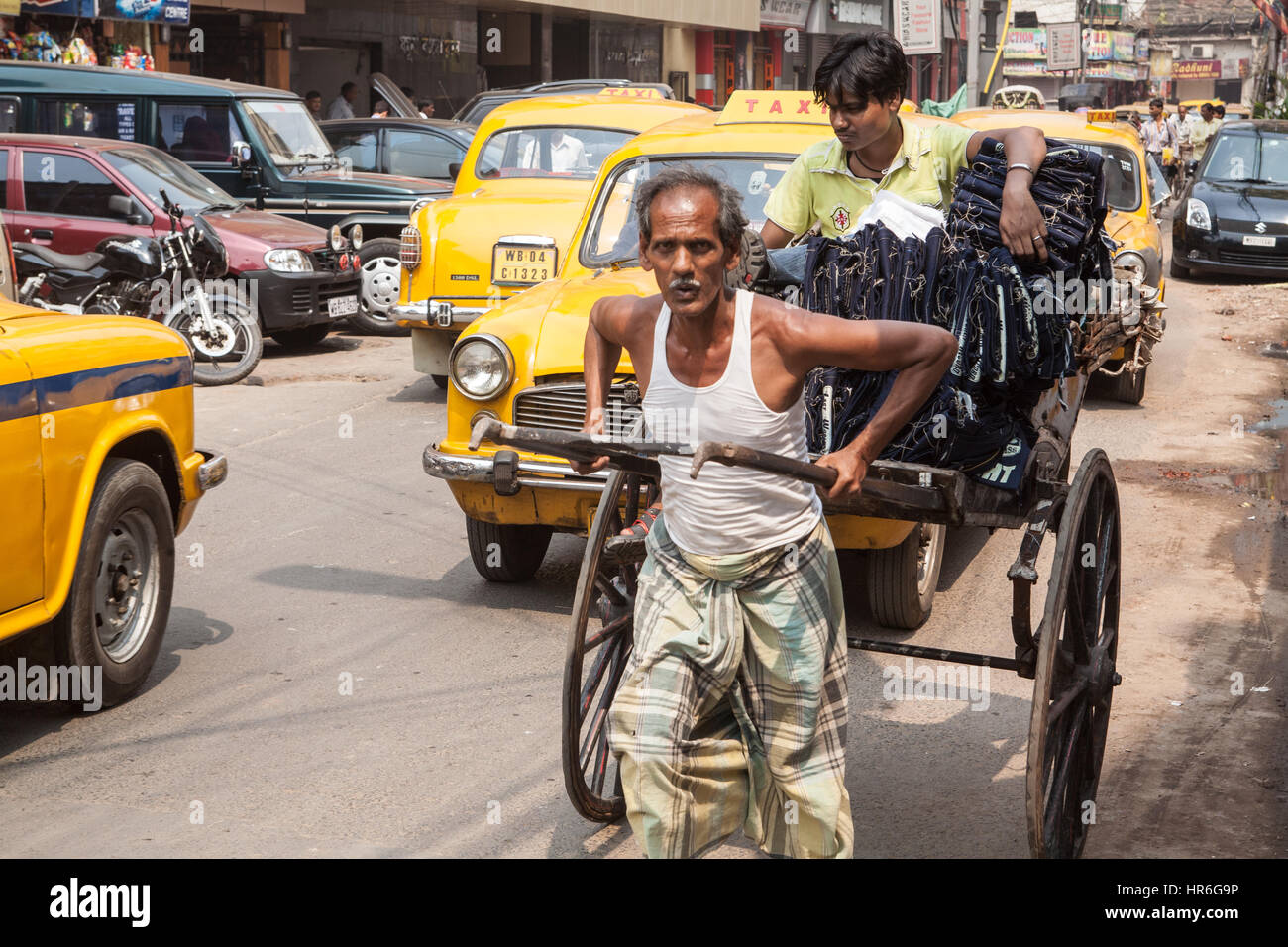 Human Pulled Rickshaw High Resolution Stock Photography and Images - Alamy