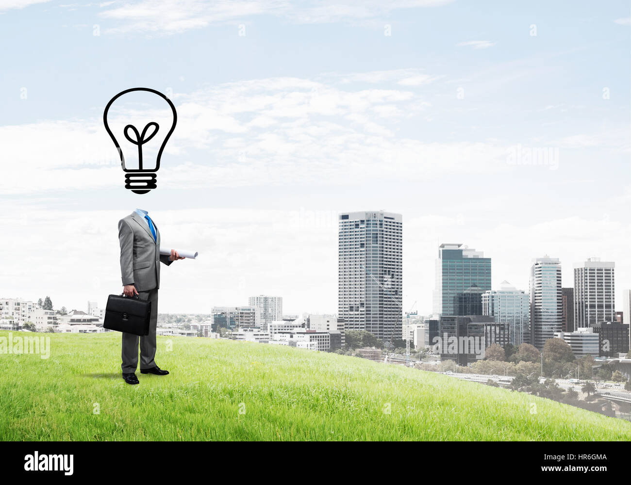 Man of creative ideas Stock Photo - Alamy