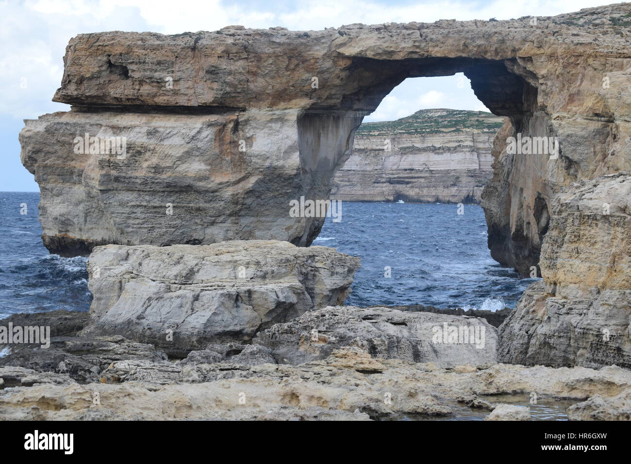 The Azure Window, Gozo 2 Stock Photo - Alamy