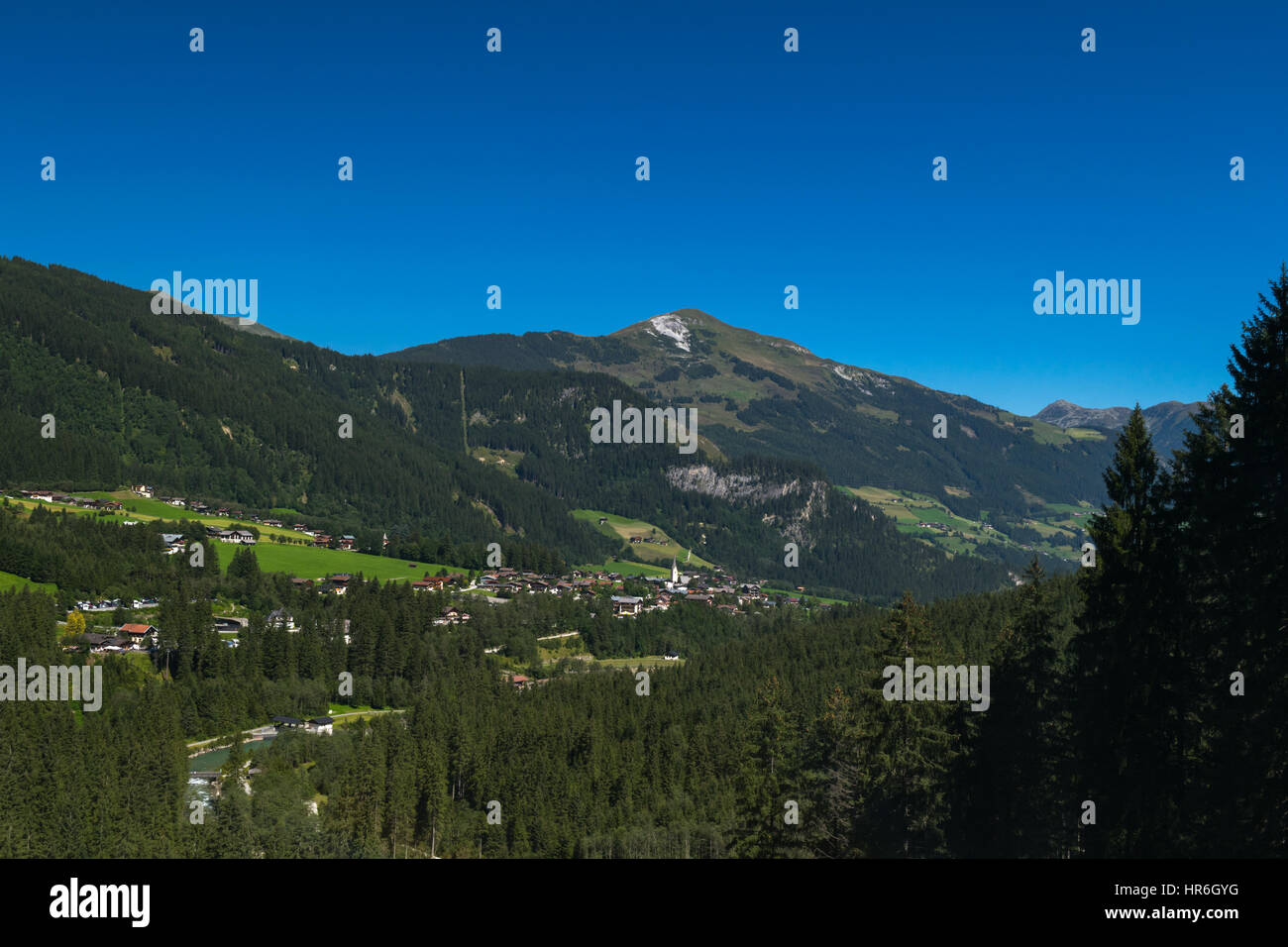Krimml Waterfall - fifth highest waterfall, Alps, Tauern National Park ...