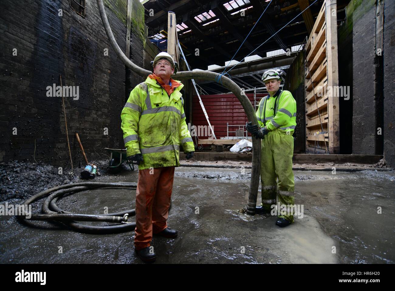 Canal & River Trust's John Cottam and Steven Horsfield at the Doncaster ...