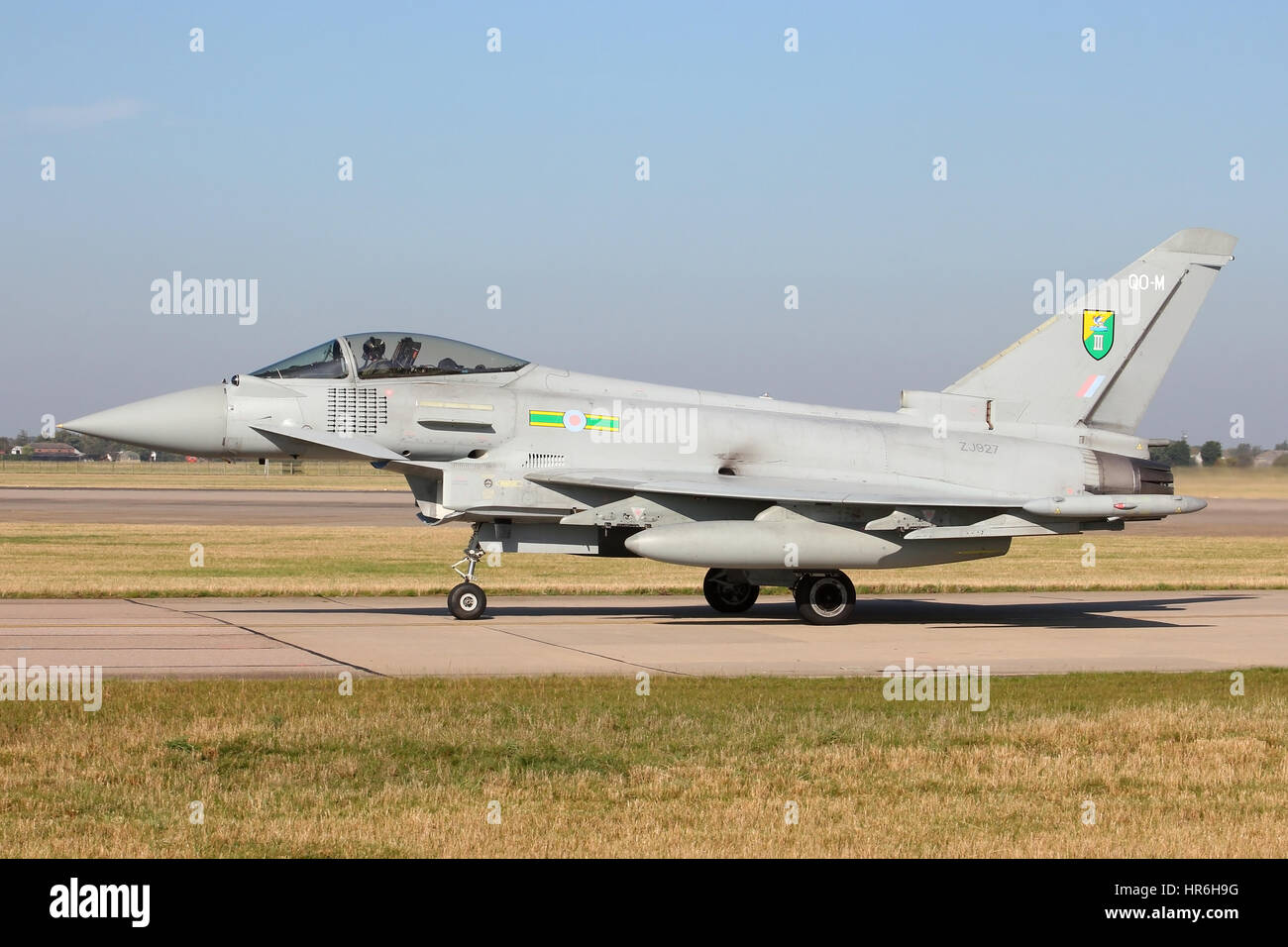 The RAF Typhoon that was the leading jet by missions flown during ...
