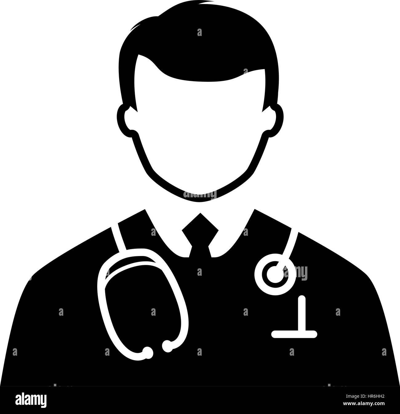 Doctor Icon. Flat Design Stock Vector Image & Art - Alamy