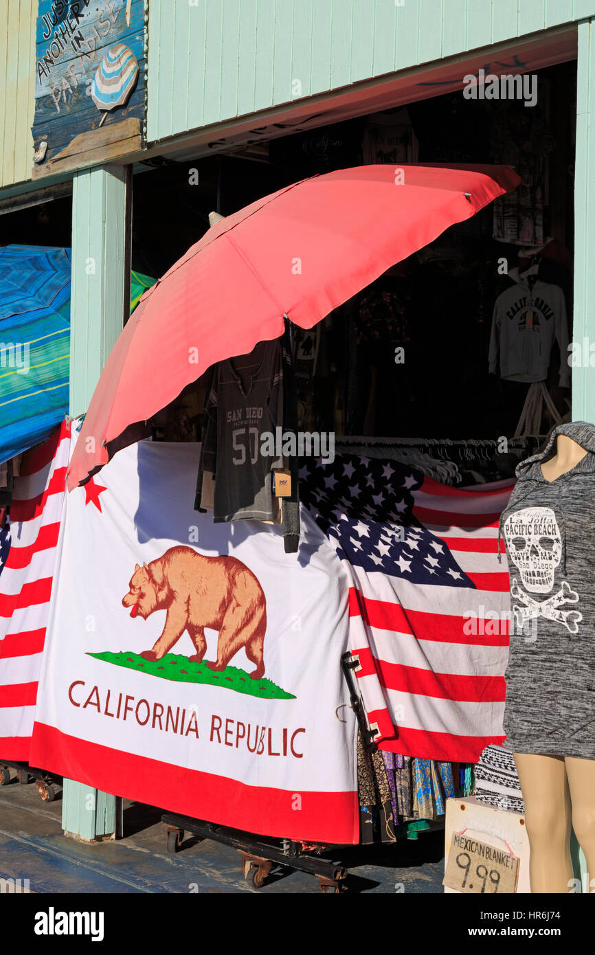 Store on Pacific Beach, San Diego, California, USA Stock Photo - Alamy