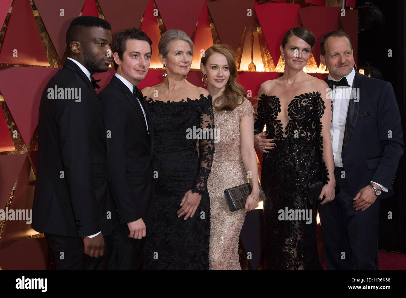 Hollywood, CA, USA. 26th Feb, 2017. Aske Bang and Kim Magnusson. 89th ...