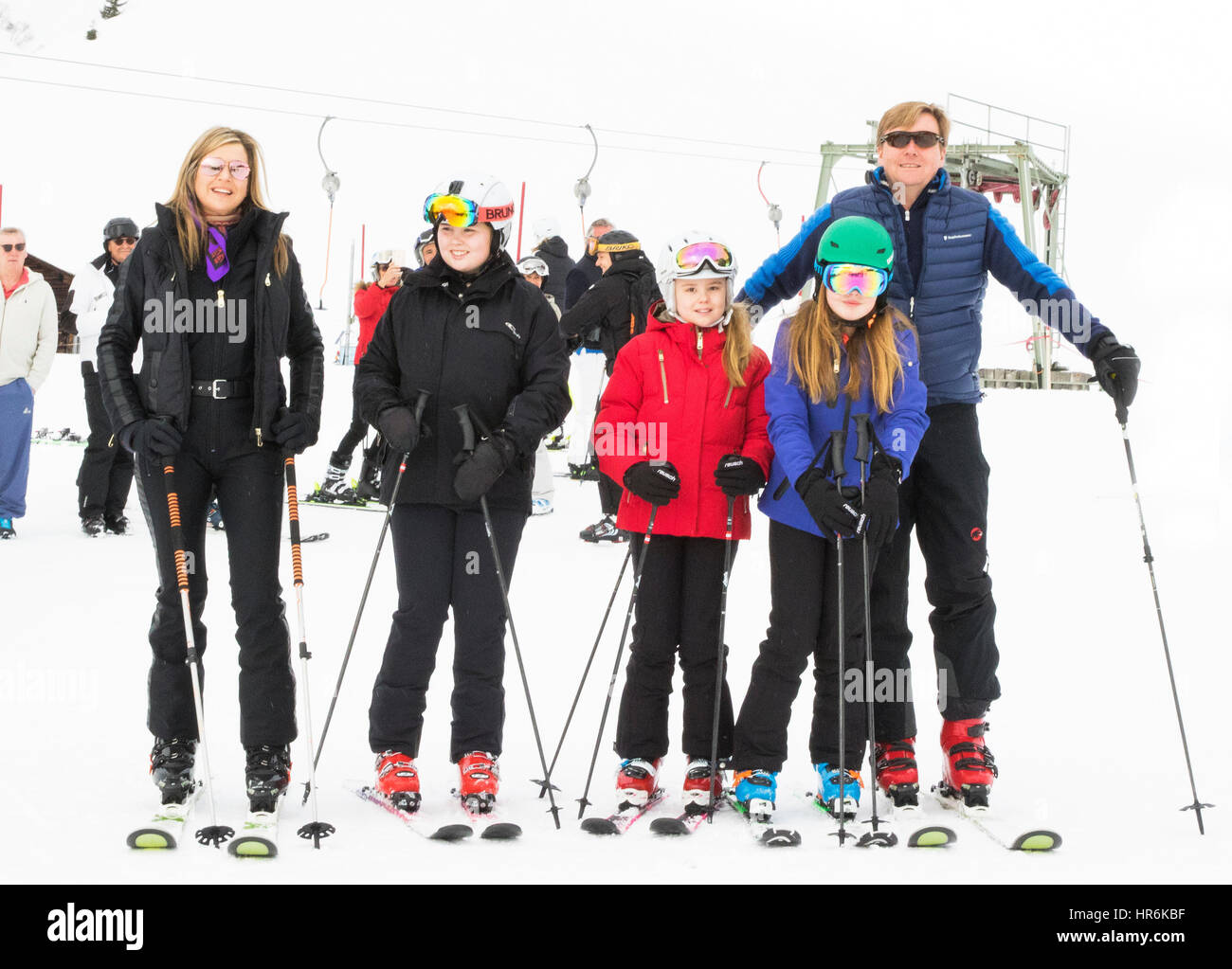 Lech Am Arlberg, Austria. 27th Feb, 2017. Credit: dpa picture alliance ...
