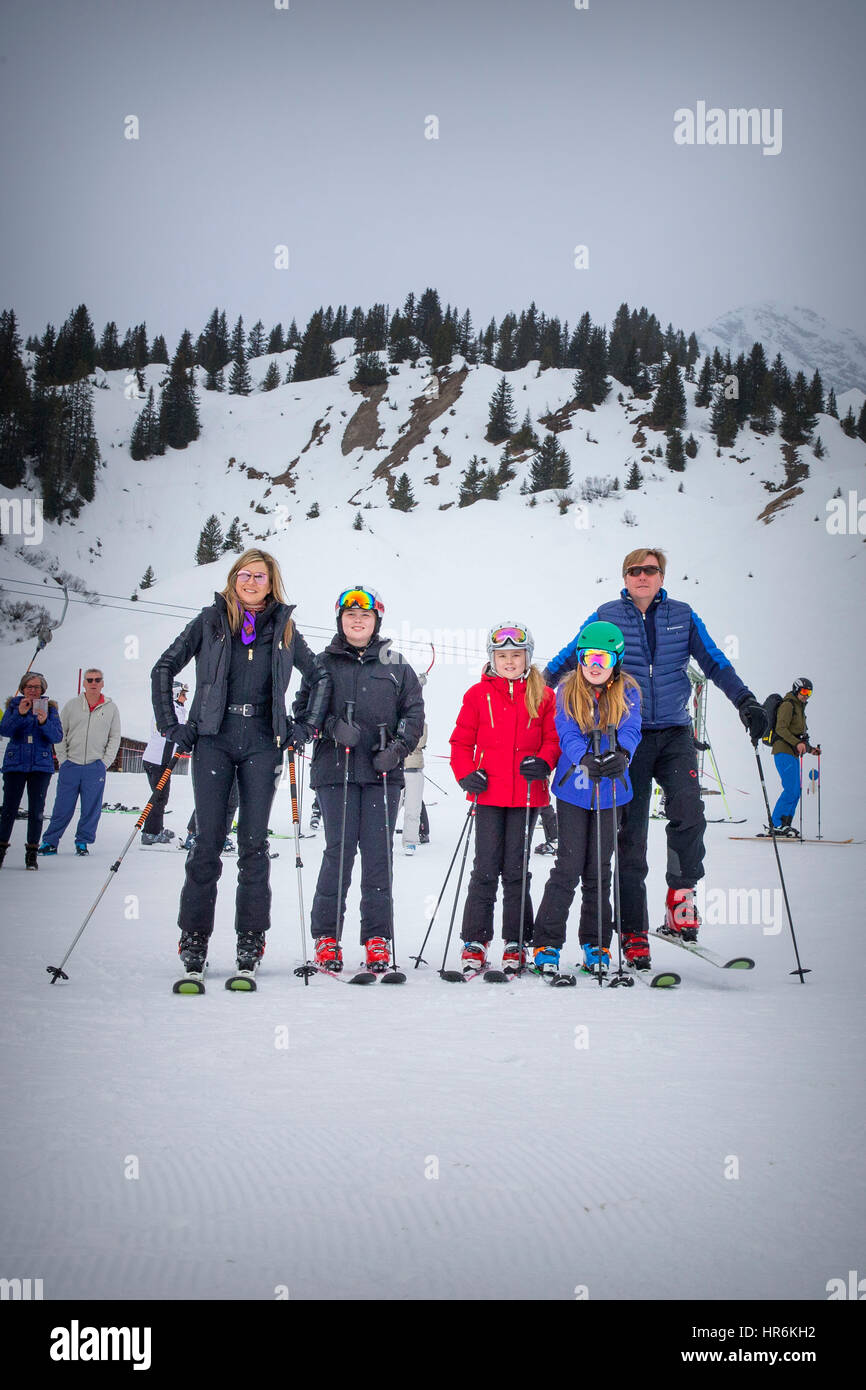 Lech Am Arlberg, Austria. 27th Feb, 2017. King Willem-Alexander and ...