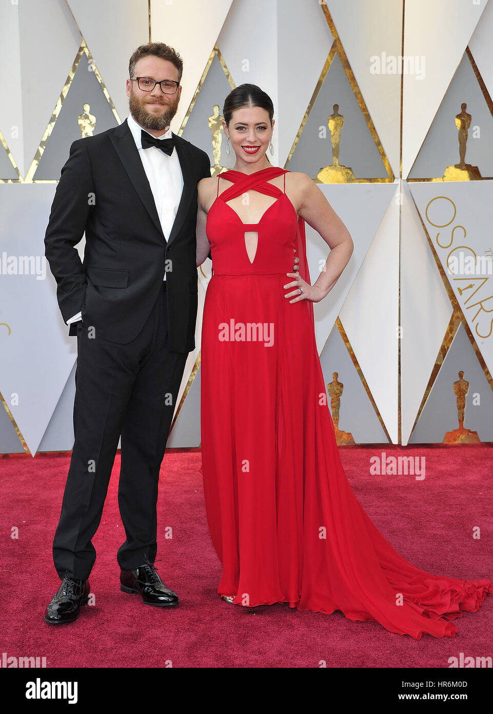 Hollywood, California, USA. 26th Feb, 2017. Seth Rogen and Lauren ...
