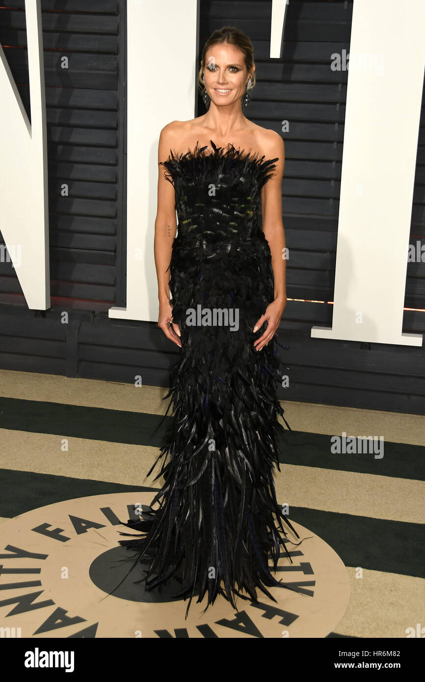 Beverly Hills, California, USA. 26th Feb, 2017. Heidi Klum. 2017 Vanity ...