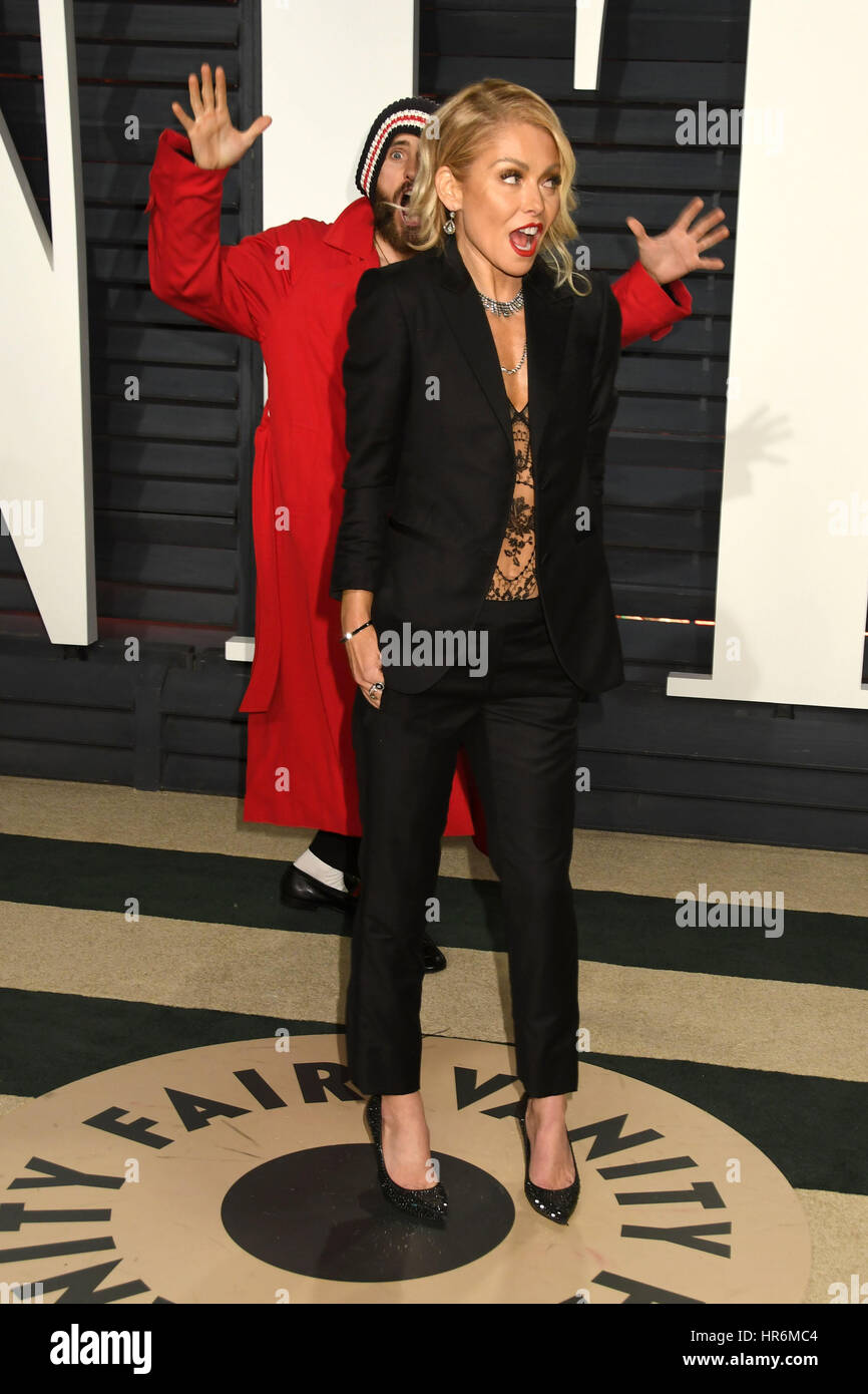 Beverly Hills, California, USA. 26th Feb, 2017. Jared Leto, Kelly Ripa ...