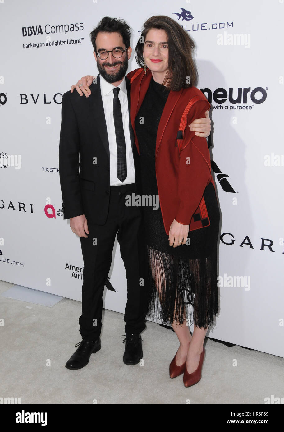 West Hollywood, California, USA. 26th Feb, 2017. Jay Duplass, Gabby ...